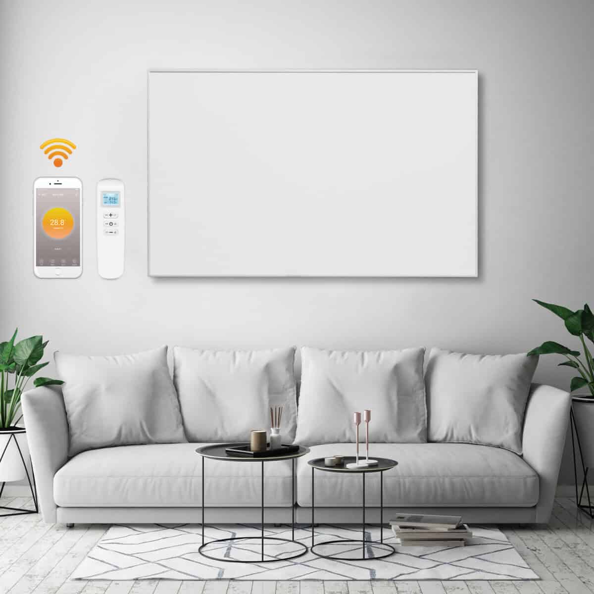 Standard FAR Infrared Heating Panel 900w 1200x700 Infrawell